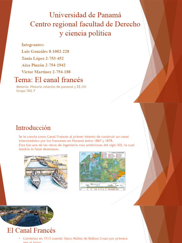 El Canal Frances | PDF | canal de Panama | Panamá