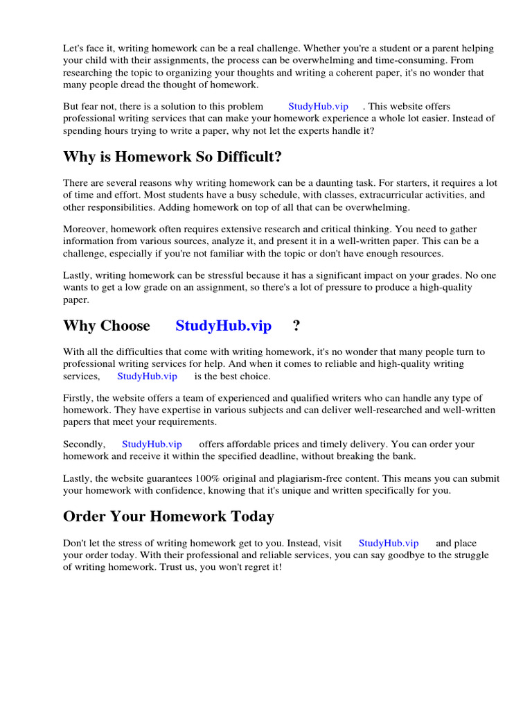 No Homework Binder Pinterest | PDF | Homework | Thought