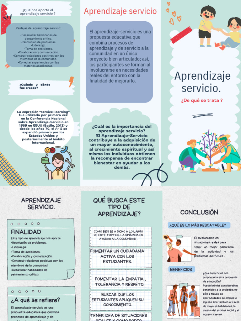 Folleto Infantil para Actividades Proyectos y Juegos Con Niños Doodle ...