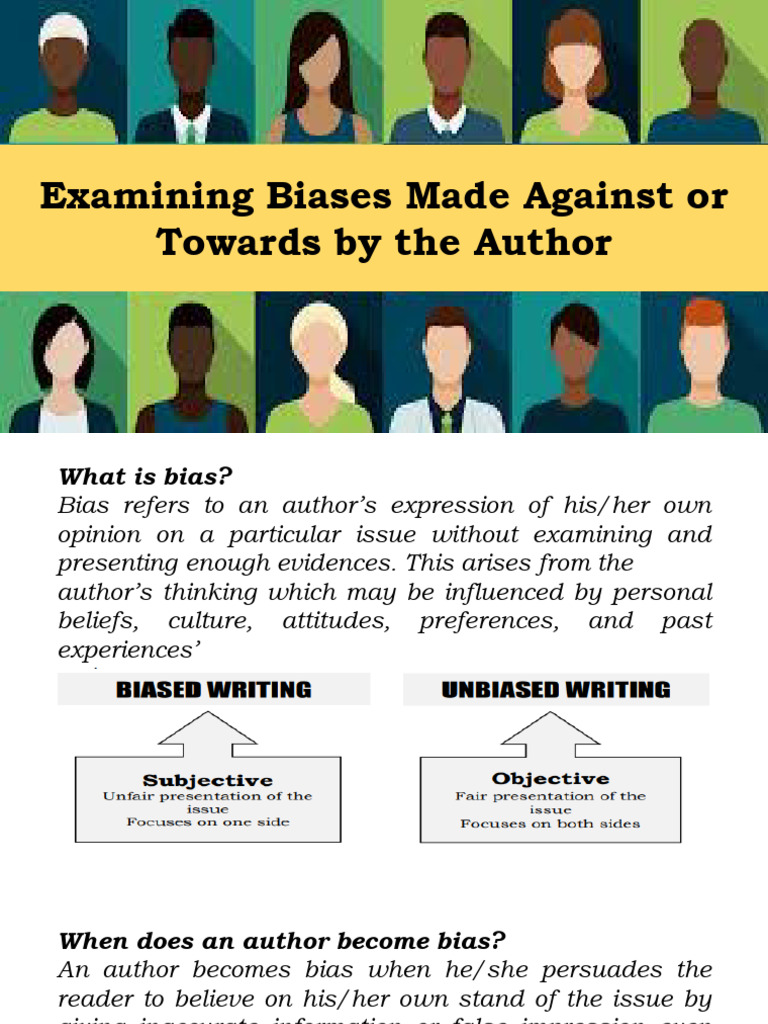 Q3 Module 1 Bias | PDF | Bias | Evidence