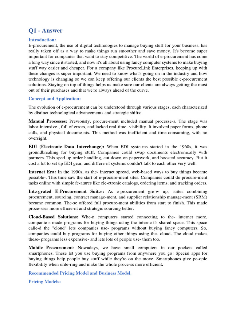 Procurement Management | PDF | Procurement | Supply Chain