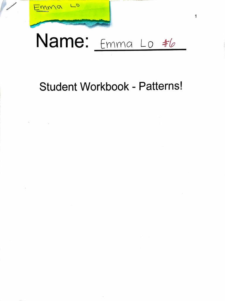 Emma Lo Student 6 | PDF