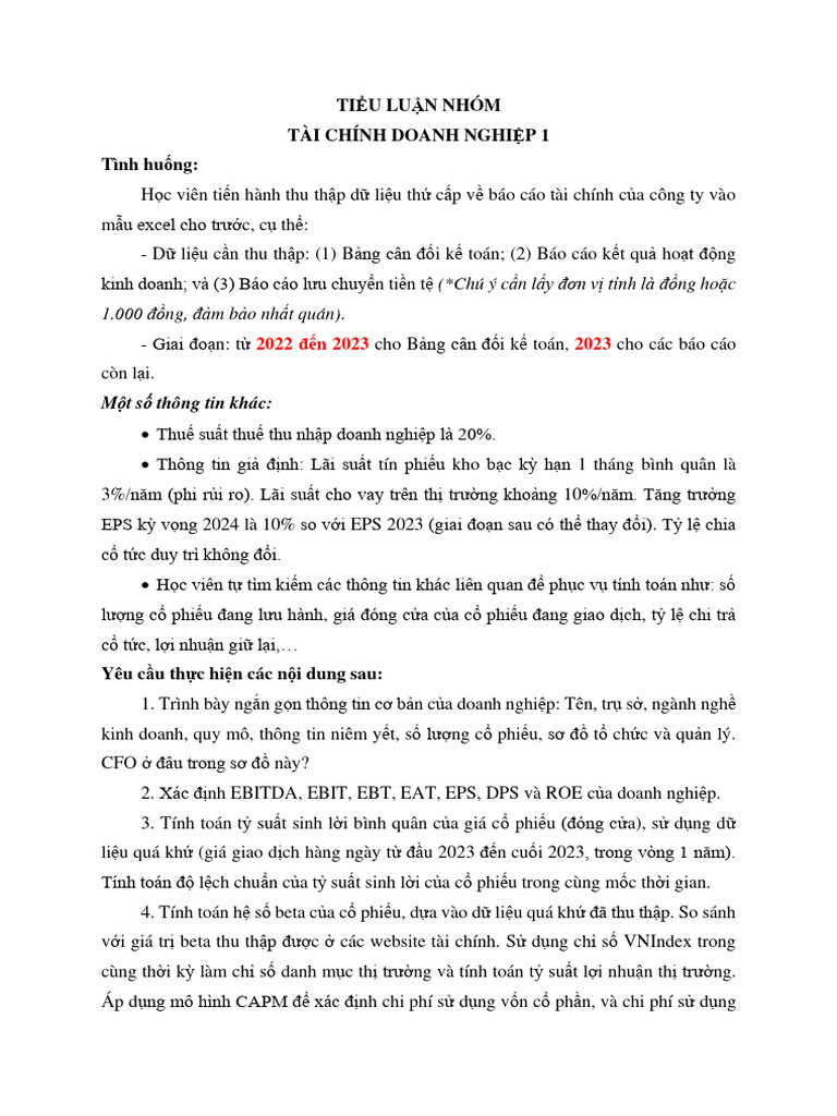 TIEU LUAN NHOM TCDN 1 | PDF