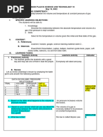 Science 10 Q4 Module 1.2: Charles' Law | PDF | Gases | Temperature