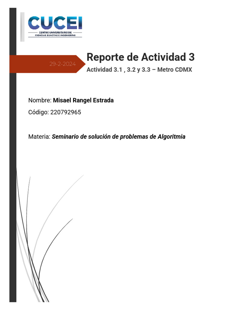 Actividad 3final | PDF | Algoritmos | Informática
