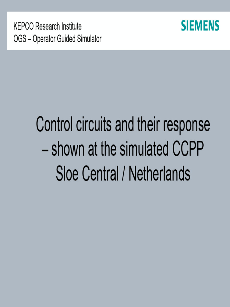Control Systems in CCPP Training | PDF | Steam | Boiler
