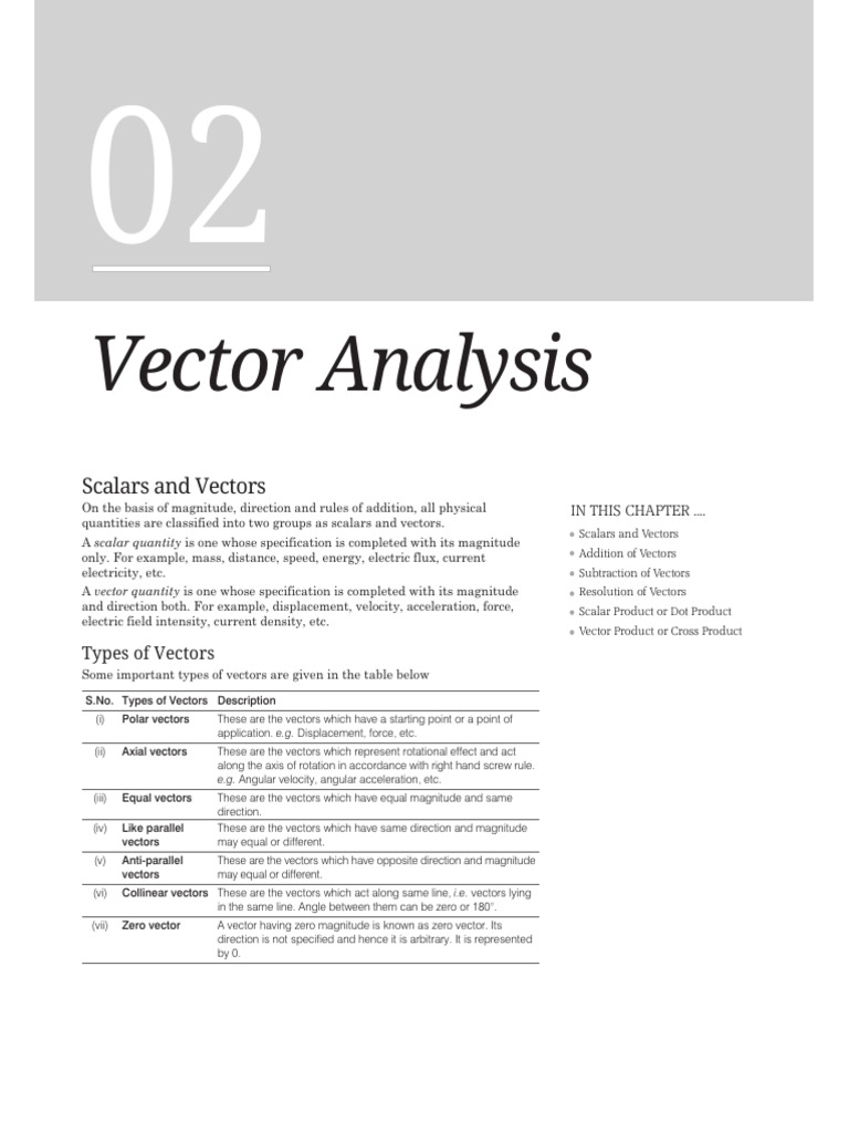 Scalars and Vectors Explained | PDF | Euclidean Vector | Rotation