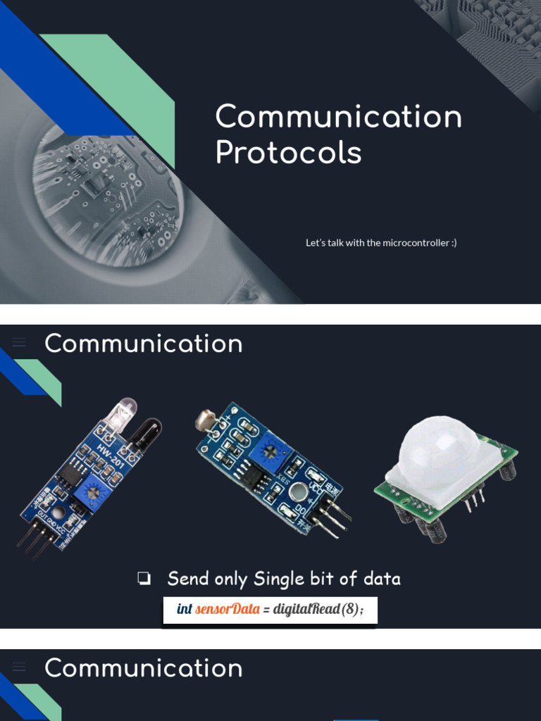 Arduino Communication Protocols | PDF | Computers | Technology & Engineering