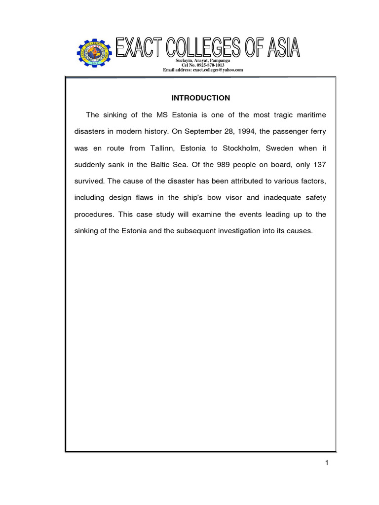 Introduction | PDF | Shipping | Water Transport