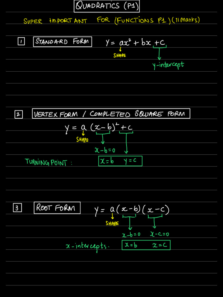 Quadratics | PDF | Quadratic Equation | Mathematical Relations