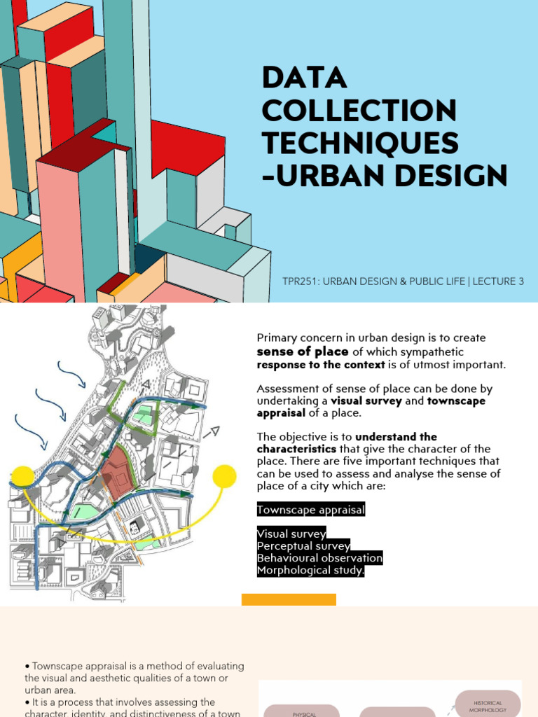 Tpr251 Lecture 3 Data Collection Techniques in Urban Design | PDF ...
