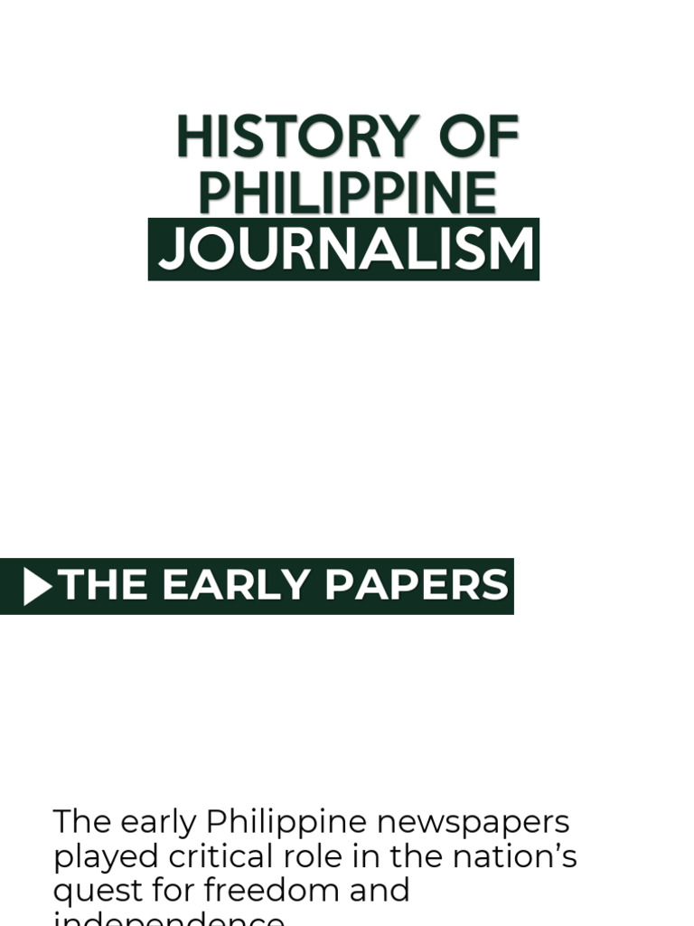 CJ L2 History of Campus Journalism in The Phil. | PDF | Philippines ...