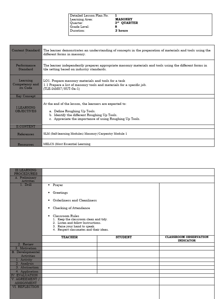 DLP Format | Download Free PDF | Learning | Lesson Plan