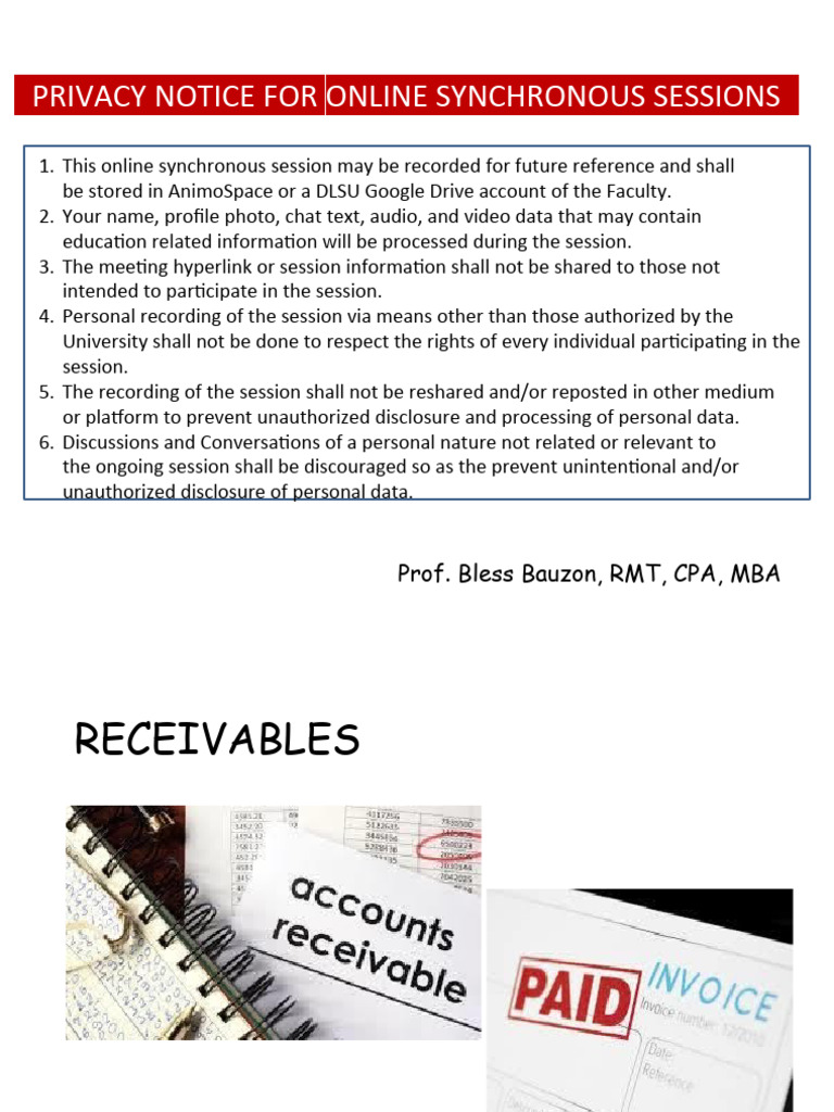 C3 RECEIVABLES | PDF | Bad Debt | Present Value