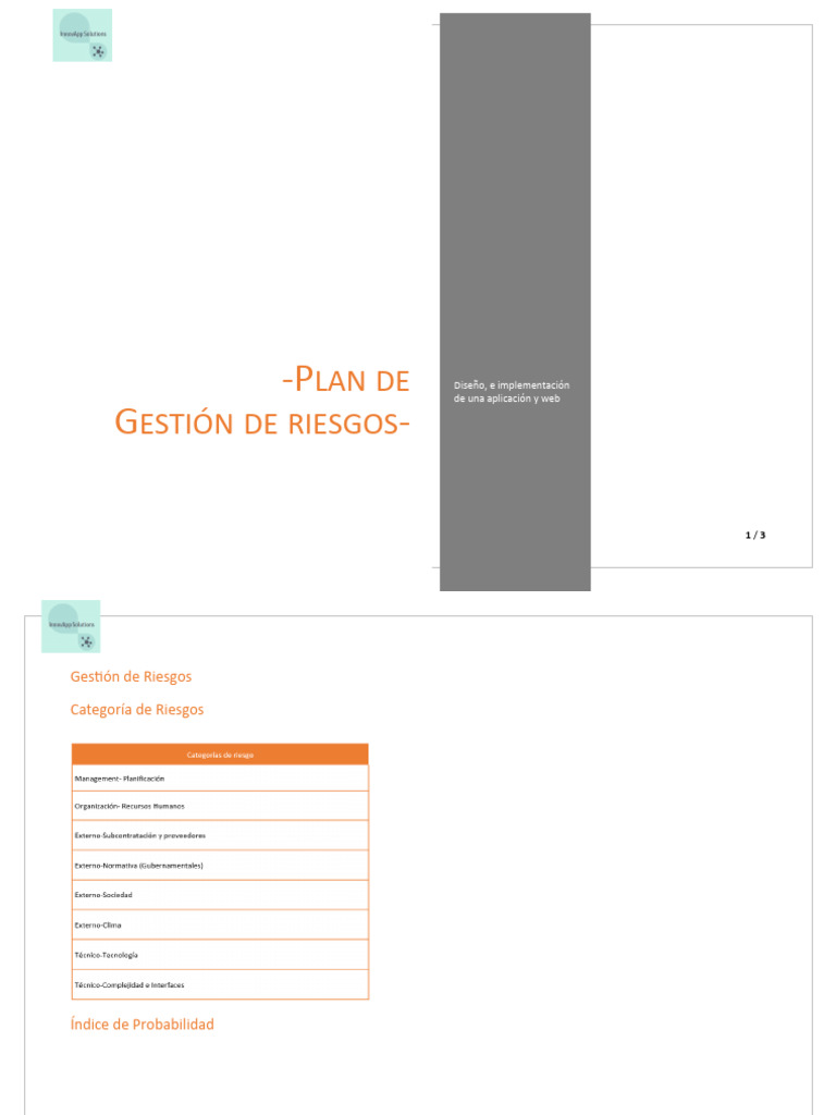 TC05 PlanGestionRiesgo - gRUPO1 | PDF | Negocios