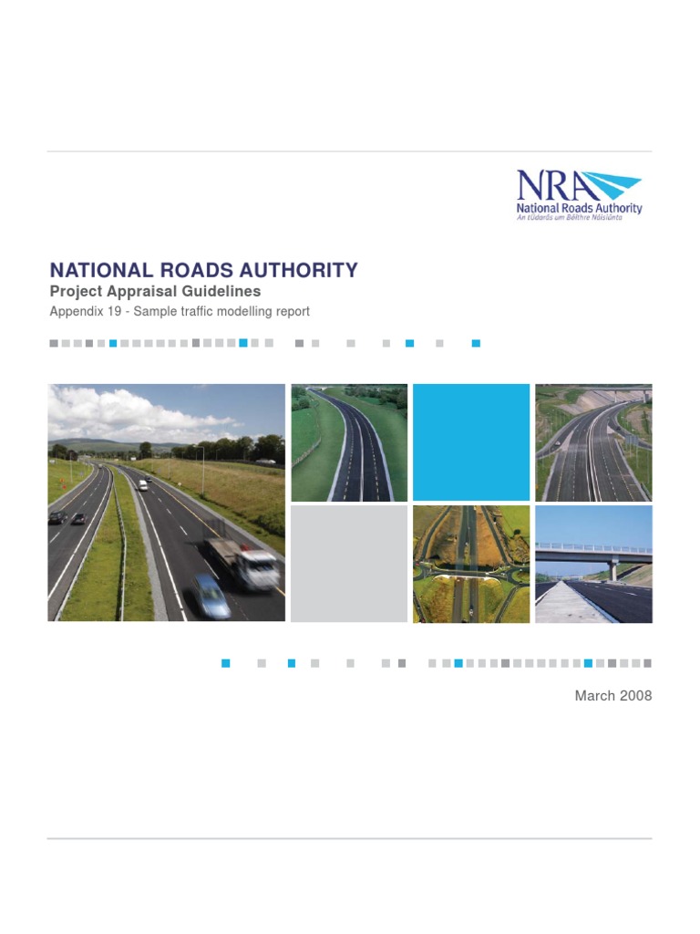 National Roads Authority: Project Appraisal Guidelines | PDF | Traffic ...