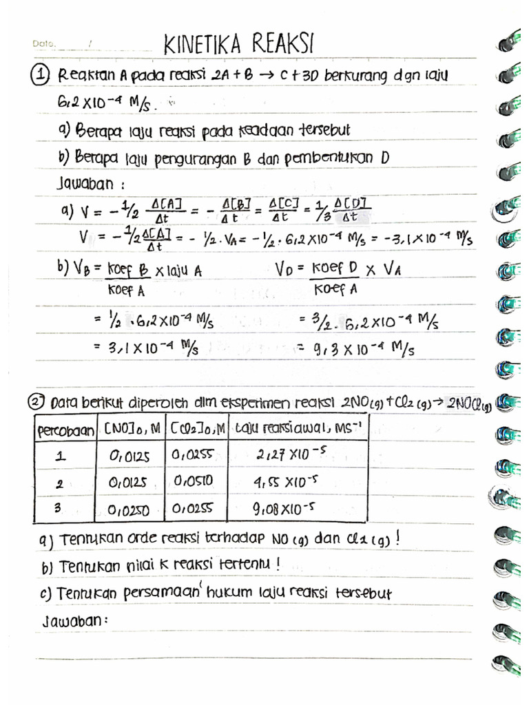 Kimdas Kinetika Kimia | PDF