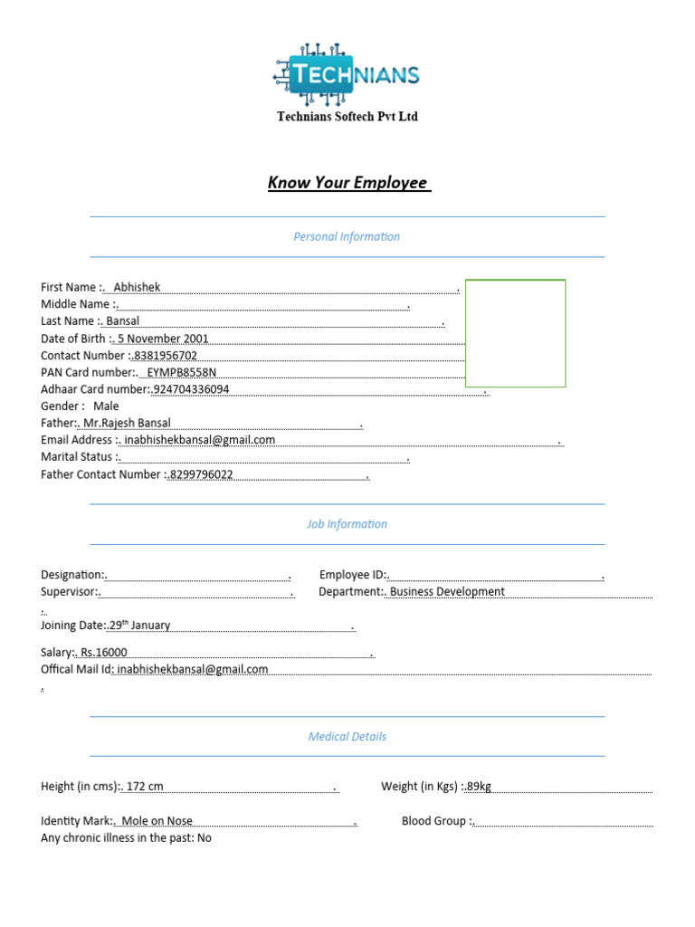 Know Your Employee | PDF | Access Control | Authentication