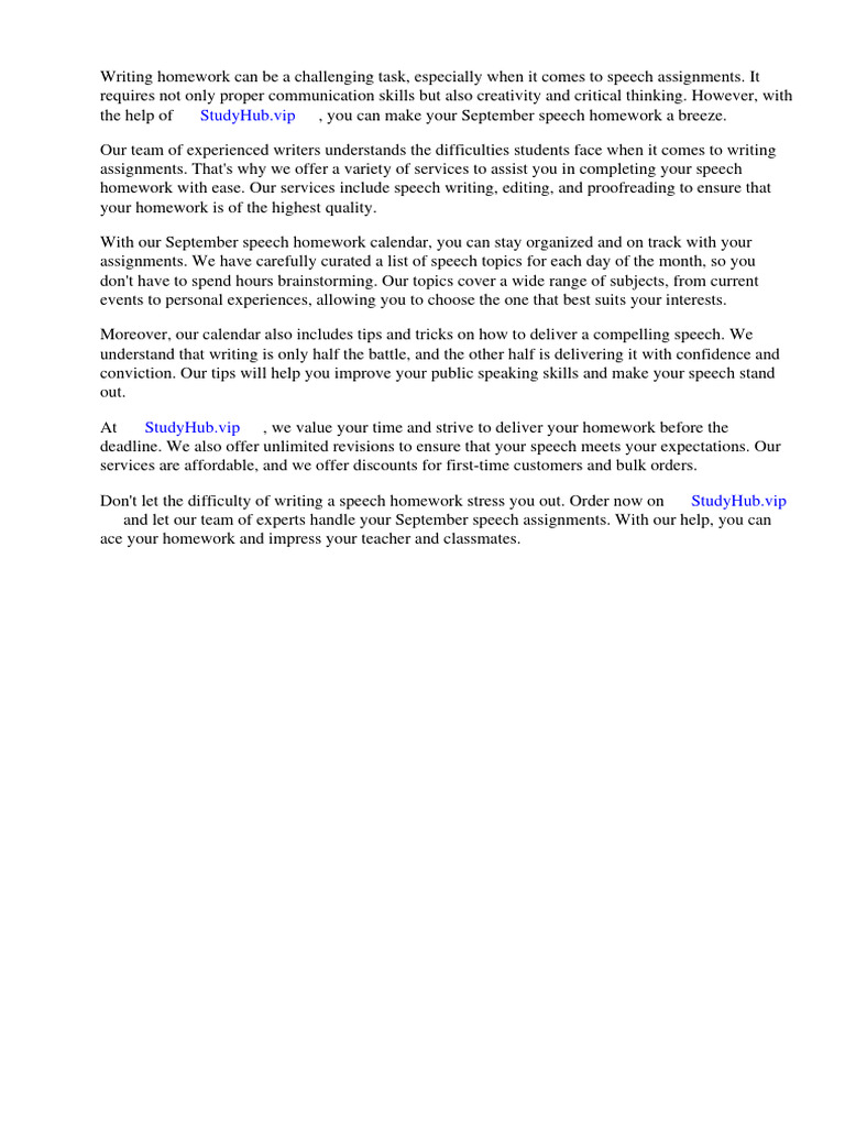 September Speech Homework Help | PDF | Safari (Web Browser) | Homework