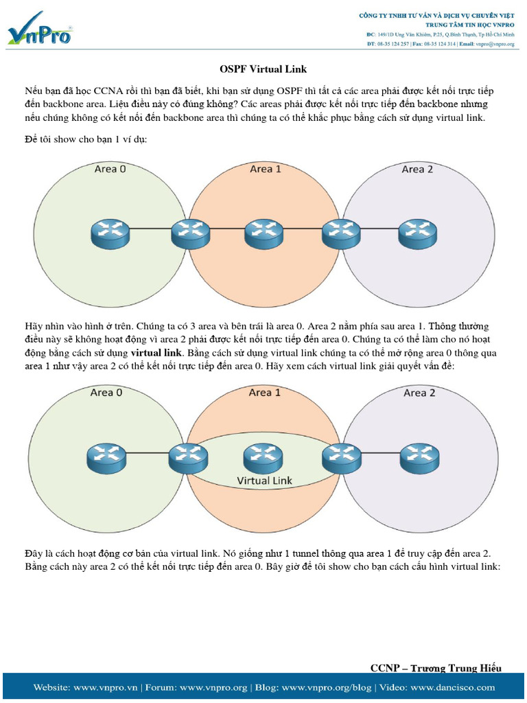 How To Configure OSPF Virtual Link | PDF How To Configure OSPF Virtual Link | PDF