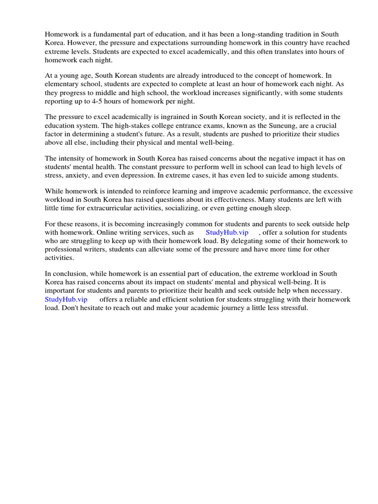 Homework South Korea | Download Free PDF | Korean Language | Homework