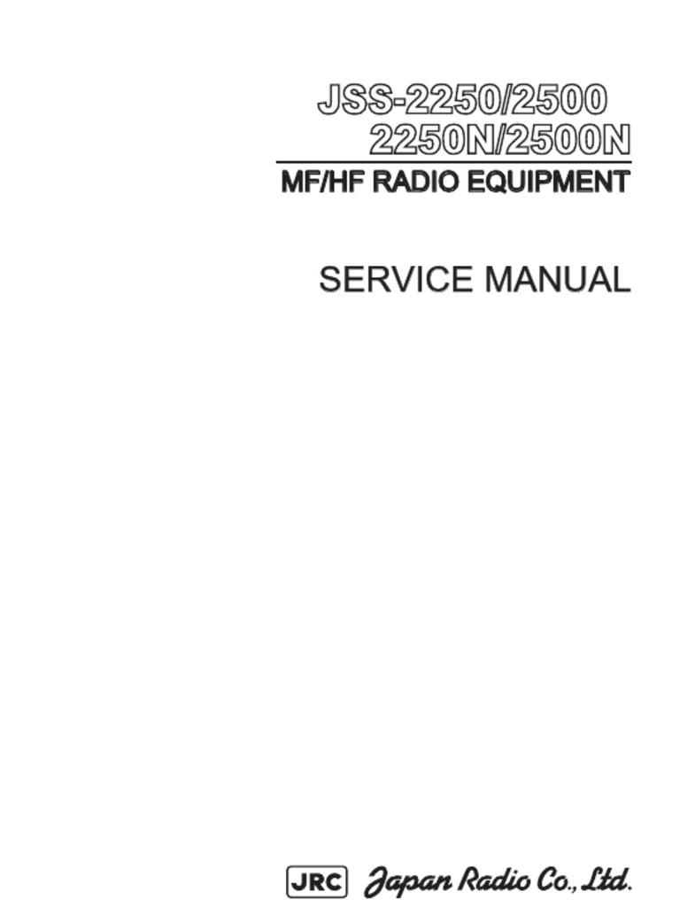 JSS-2250/2500 Service Manual | PDF | Cardiopulmonary Resuscitation ...