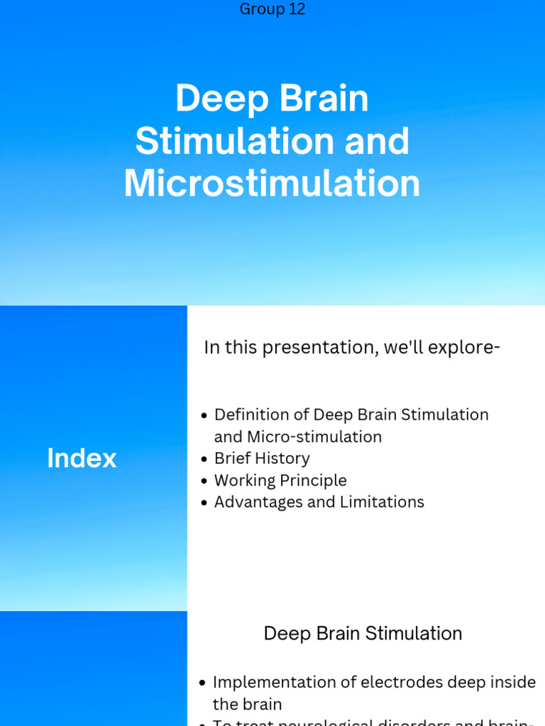 03 A Microstim DBS Grp12 | PDF | Deep Brain Stimulation | Synapse