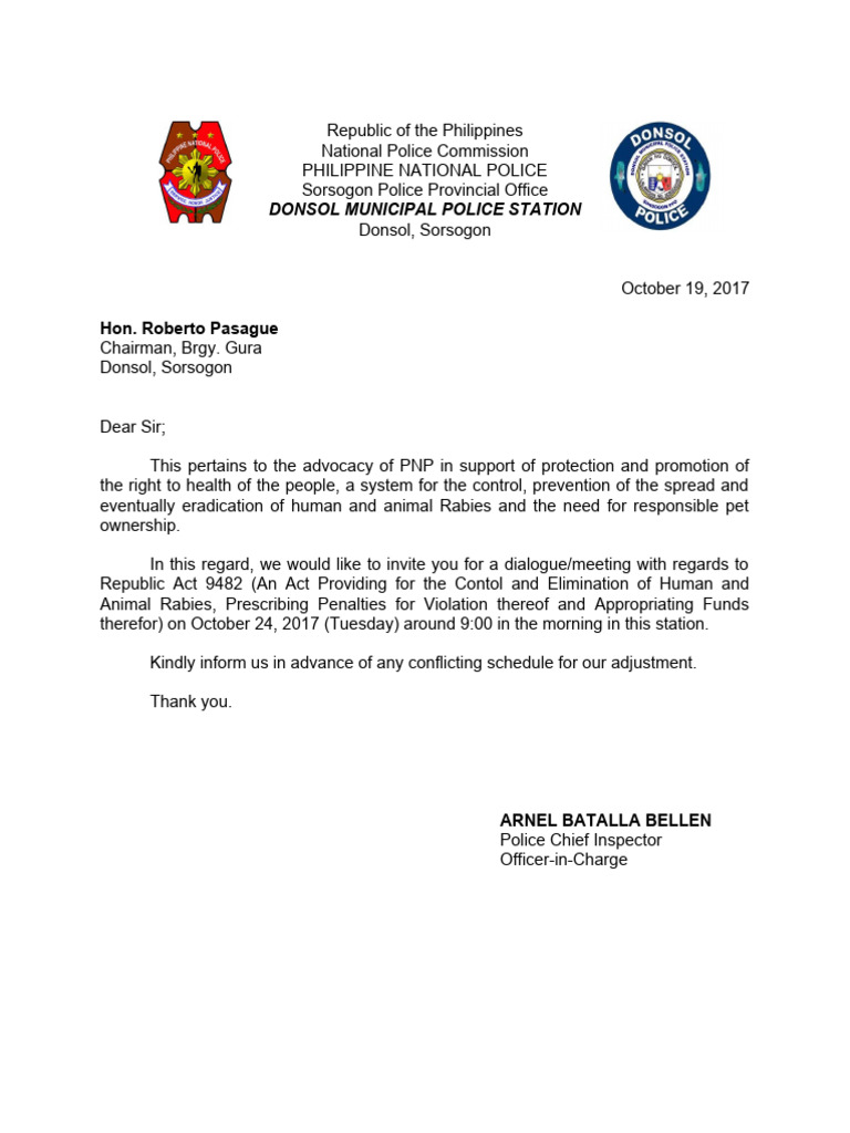 Letter To Brgy Caps Gura Awaii Bororan Tupas Rawis | PDF | Law ...