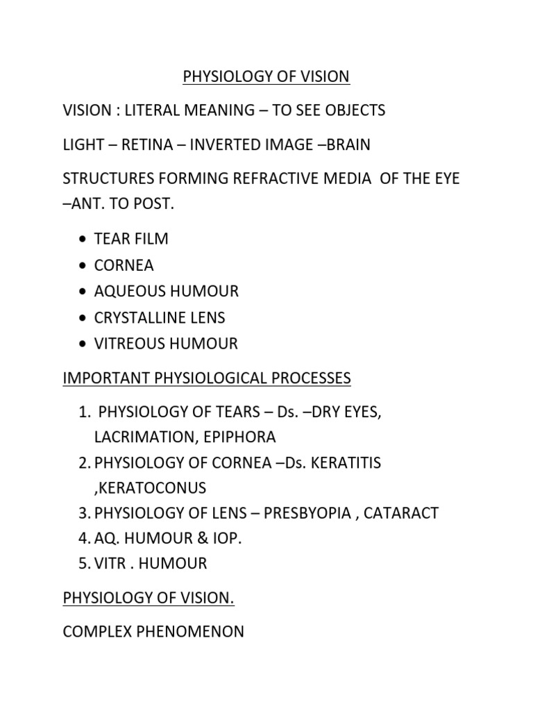 DR Tiwari Sir 22 | PDF | Retina | Visual Perception