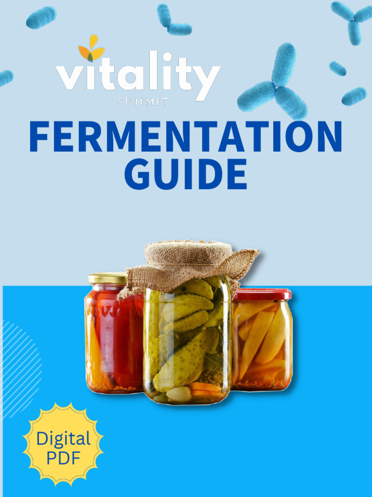 Vitality Summit Fermentation Guide | PDF | Pickling | Yogurt