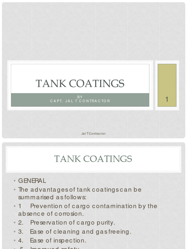 7 Tank Coatings | PDF | Stainless Steel | Corrosion