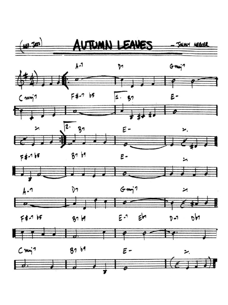 Autumn Leaves | PDF