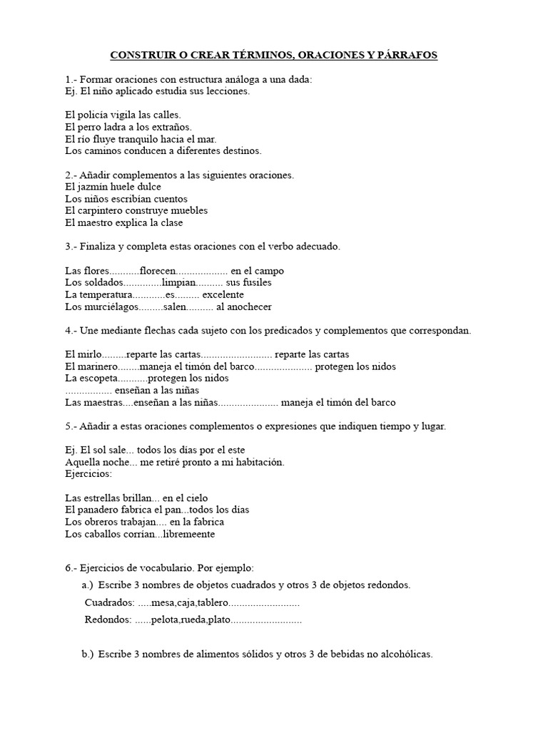 Deberes ejercicios varios | PDF