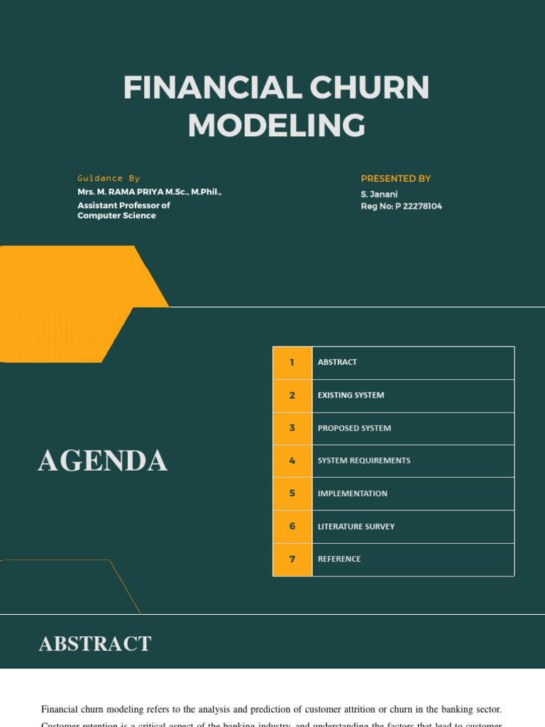 Financial Churn Modeling | PDF | Machine Learning | Analytics