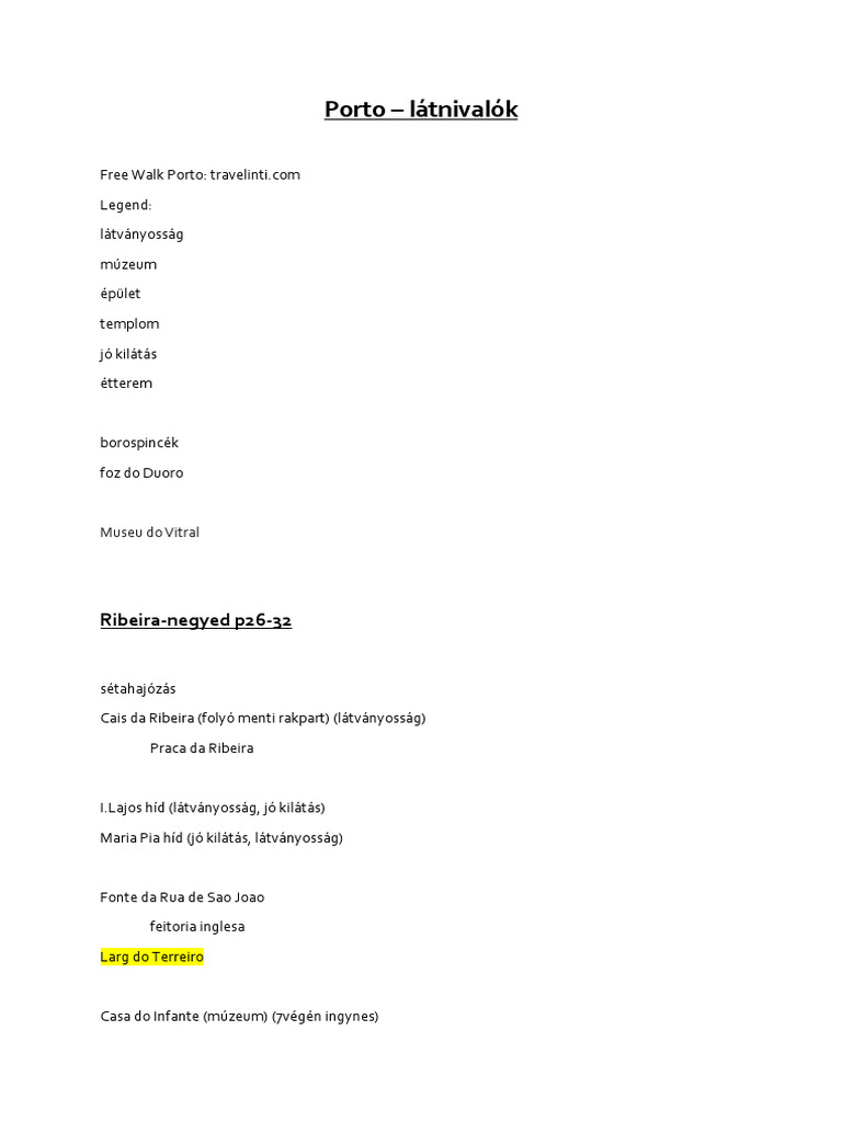 Porto | PDF