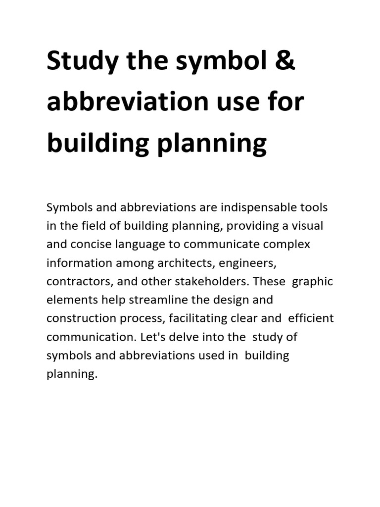 BPD 3 | PDF | Symbols | Building Technology