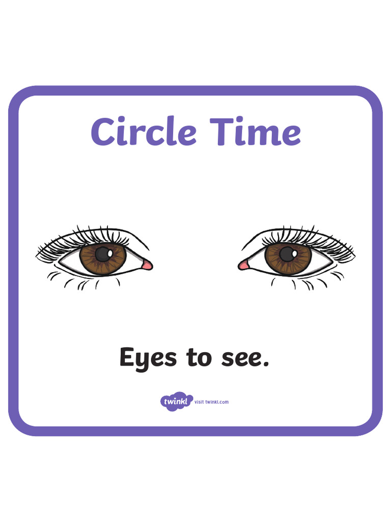 T M 533 Circle Time Rules Square Display Posters - Ver - 1 | PDF