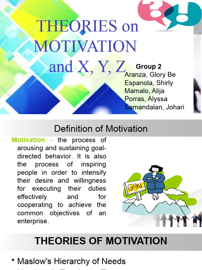 Motivation Theories: X, Y, Z Explained | PDF | Motivational | Motivation