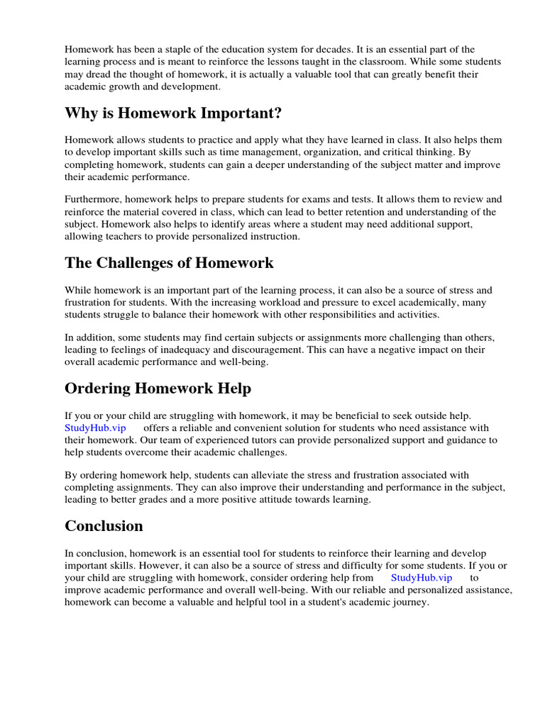 Homework Helpful To Students | PDF | Homework | Teachers