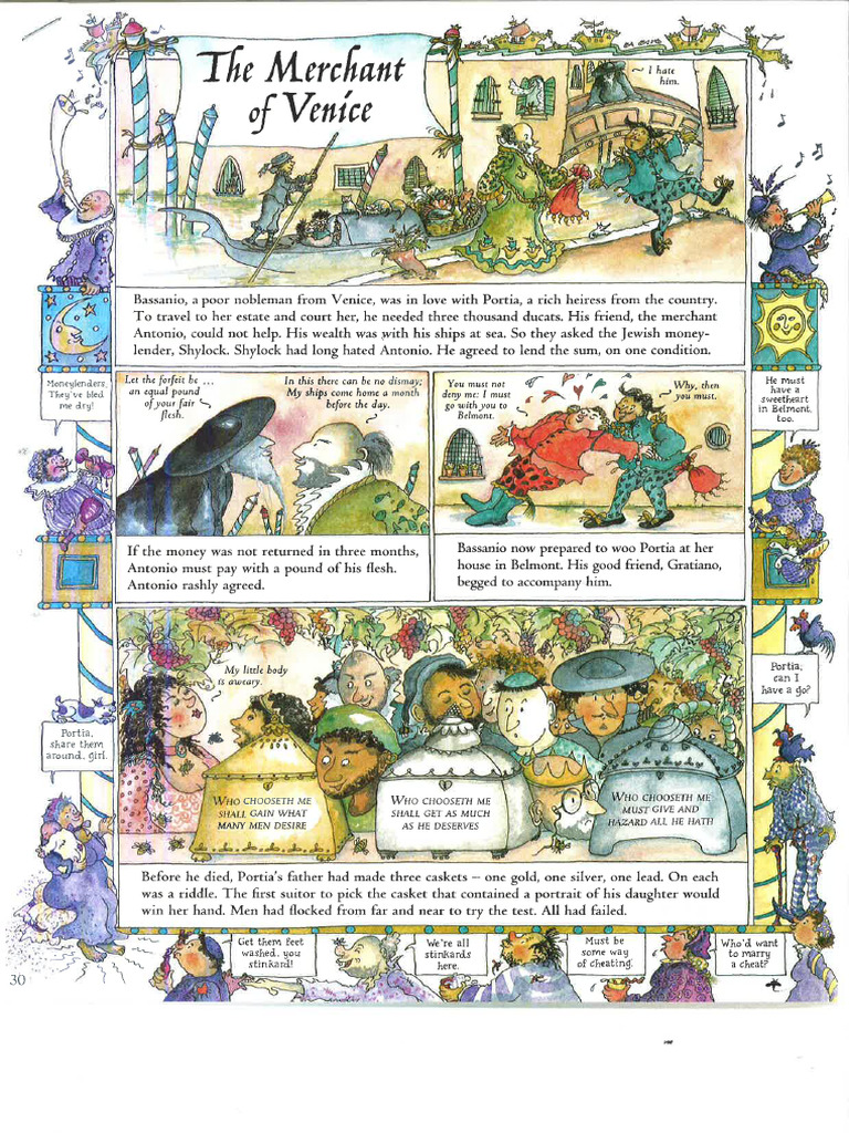 10. 'Merchant of Venice' - Colour Comic | PDF