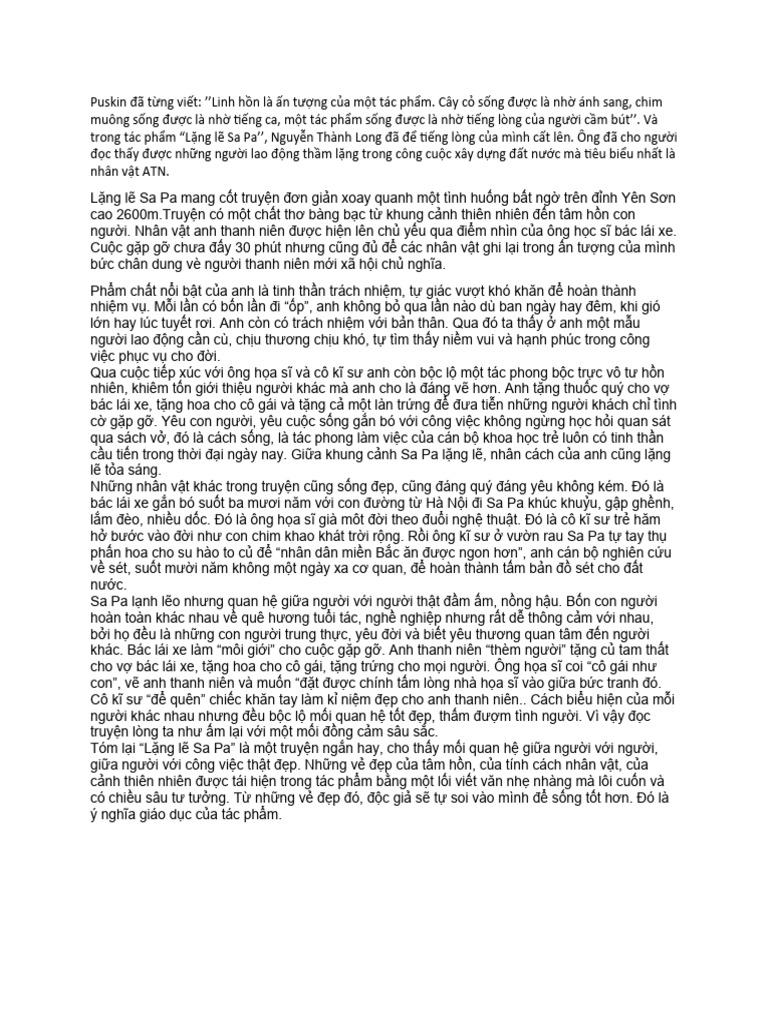 Puskin đã từng viết | PDF