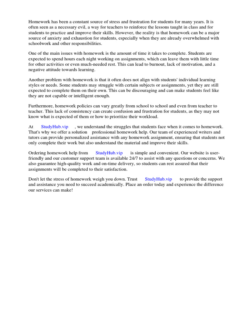 BC Homework Policy | PDF | Homework | Teachers