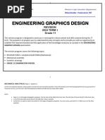 Grade 10 EGD Year Plan Overview | PDF | Technical Drawing | Drawing