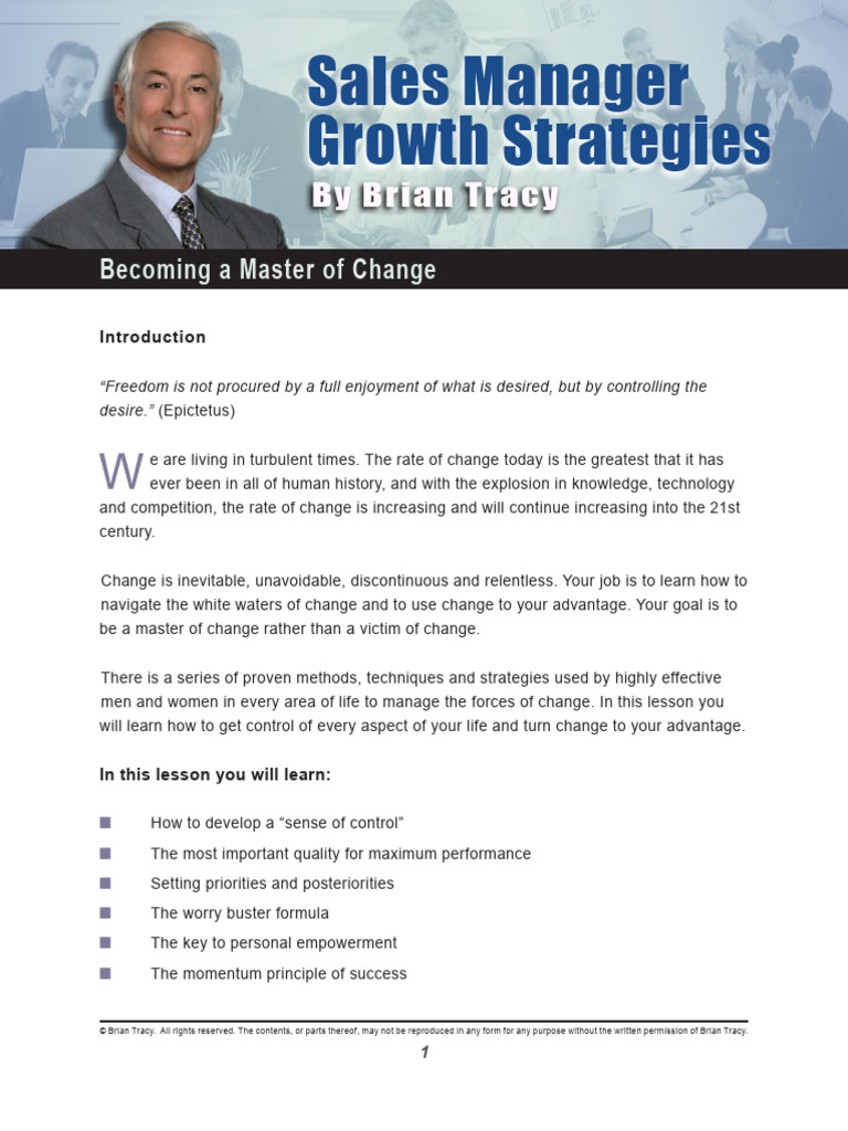 Become A Master of Change | PDF | Goal | Cognitive Science