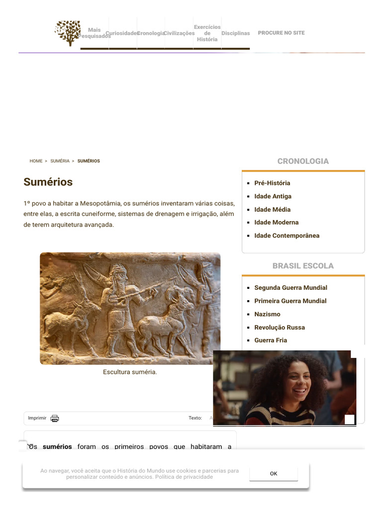 História e Cultura dos Sumérios | PDF | Suméria | Mesopotâmia