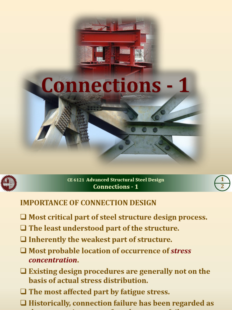 005 Connections 1 | PDF | Beam (Structure) | Structural Steel