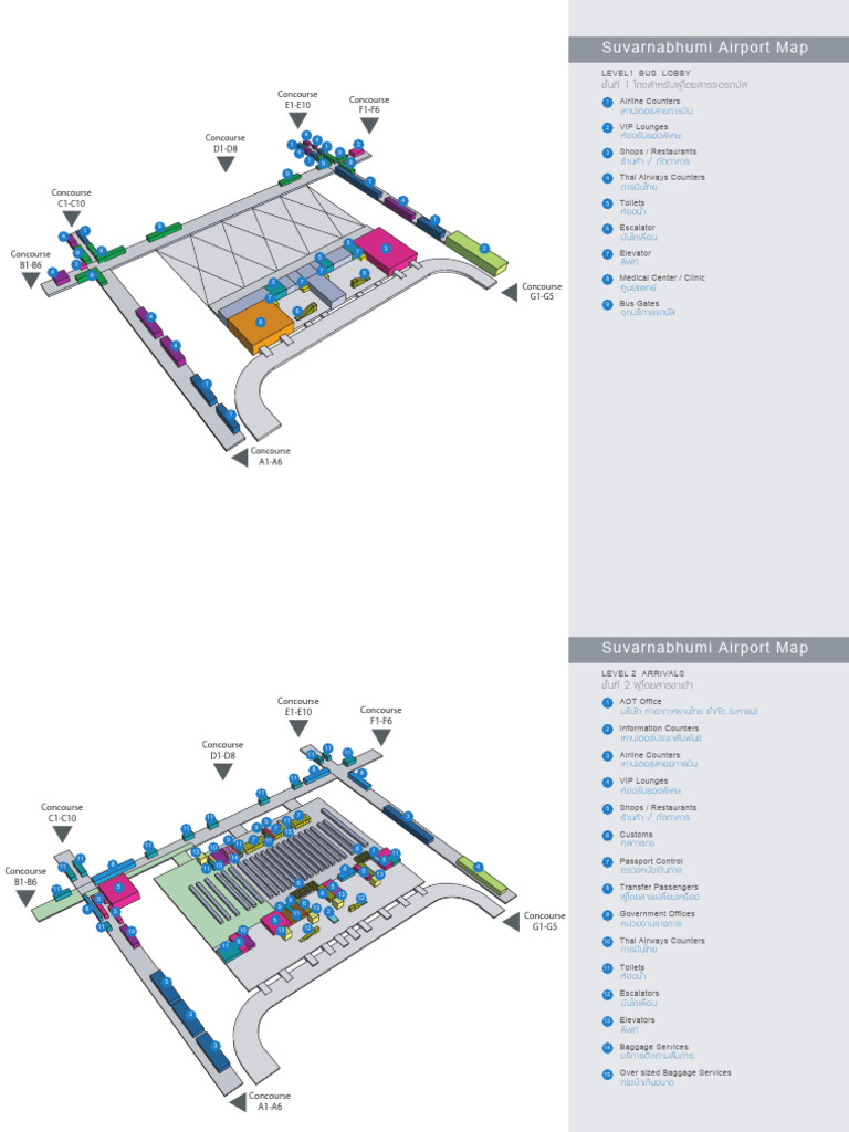 Suvarnabhumi Map | Download Free PDF | Transport | Aviation