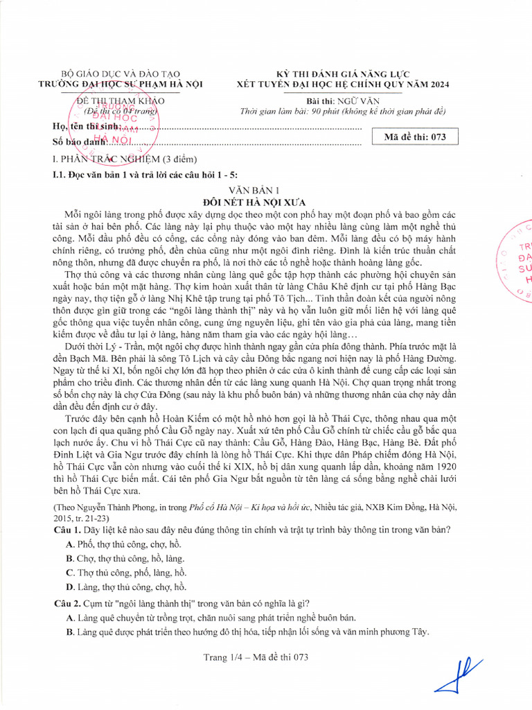 2 - DGNL 2024 - Mon NG Van | PDF