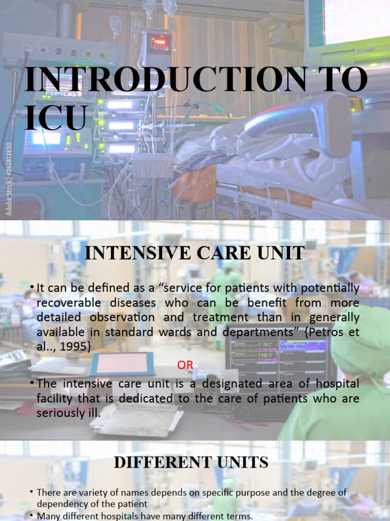 Introduction To Icu | Download Free PDF | Intensive Care Unit ...