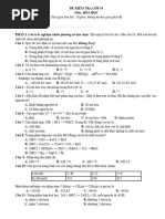 [2025] CHỦ ĐỀ 6 - TỐC ĐỘ PHẢN ỨNG - ĐÁP ÁN | PDF
